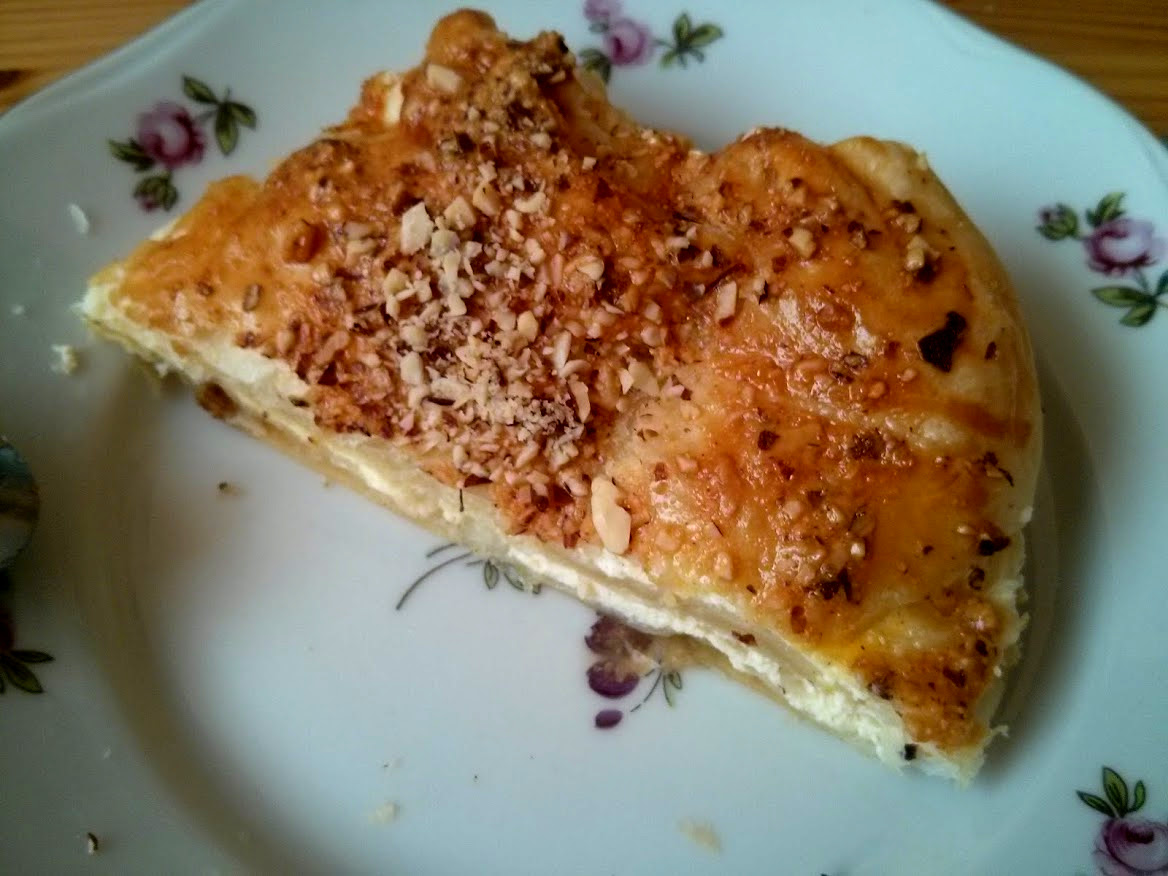 Tvarohový závin z listového těsta - Zdravá kuchařka